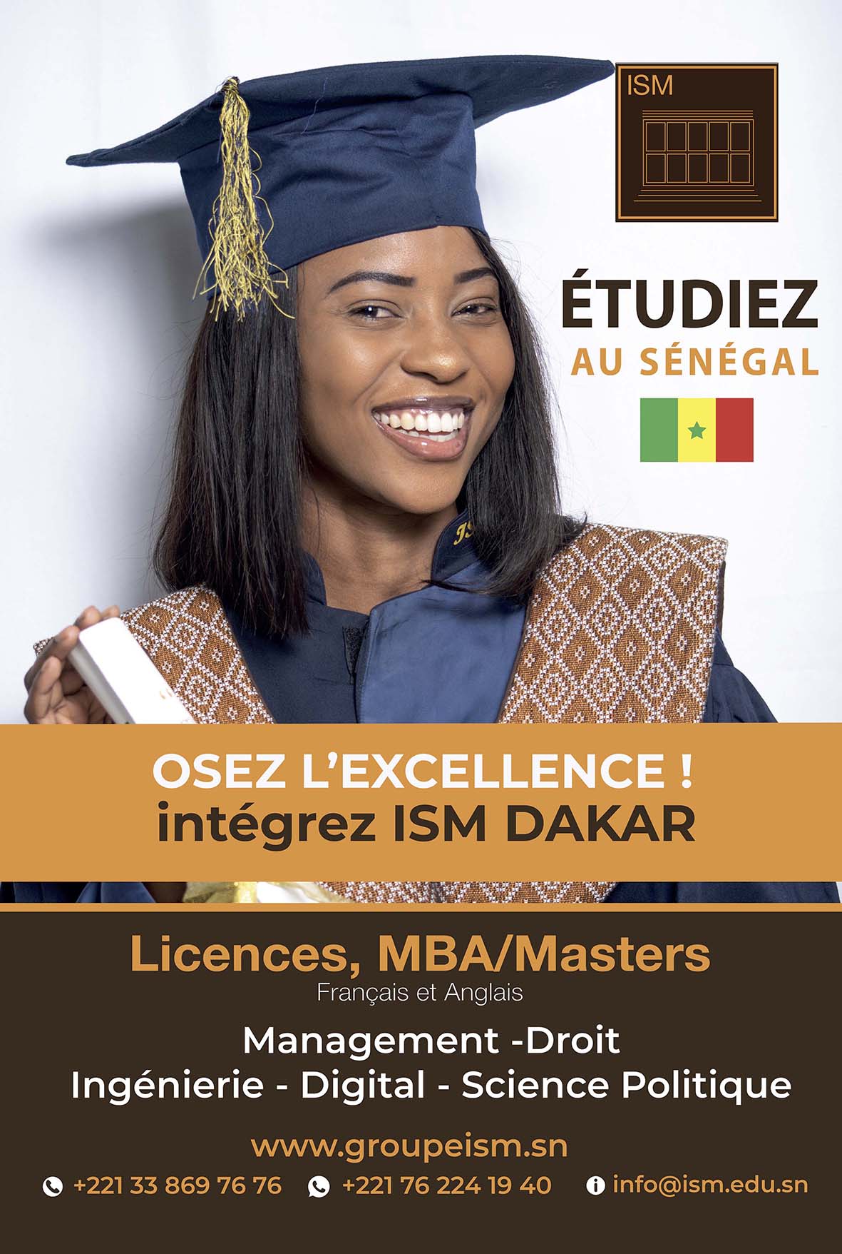 Avis: Osez l’excellence ! Intégrez ISM Dakar