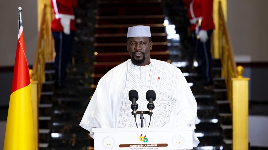 Adresse à la nation : le discours intégral du Général Mamadi Doumbouya